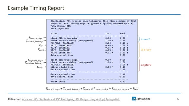 Vlsi Static Timing Analysis Setup And Hold Part 2 Ppt