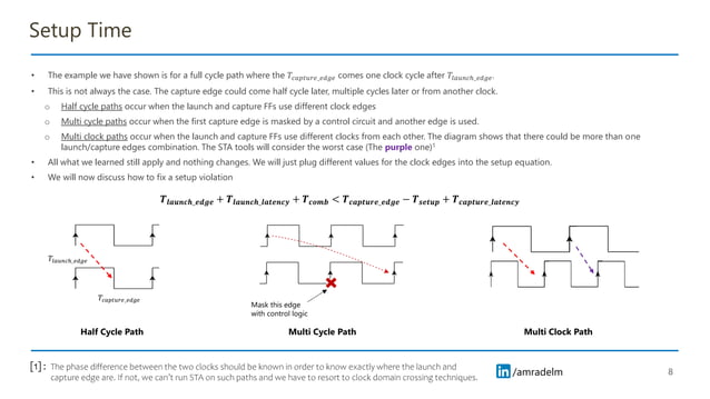 VLSI Static Timing Analysis Setup And Hold Part 2 | PPT