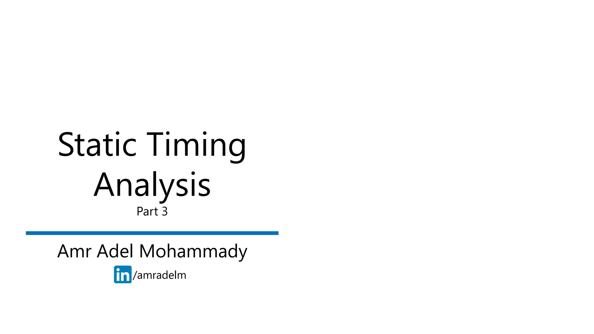 VLSI Static Timing Analysis Timing Checks Part 3 | PDF