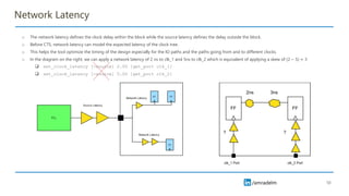VLSI Static Timing Analysis Timing Checks Part 4 - Timing Constraints | PDF