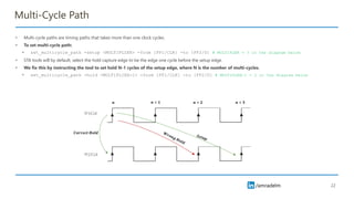 VLSI Static Timing Analysis Timing Checks Part 4 - Timing Constraints | PDF