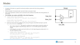 VLSI Static Timing Analysis Timing Checks Part 4 - Timing Constraints | PDF