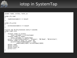 Monitoring MySQL with DTrace/SystemTap | PDF