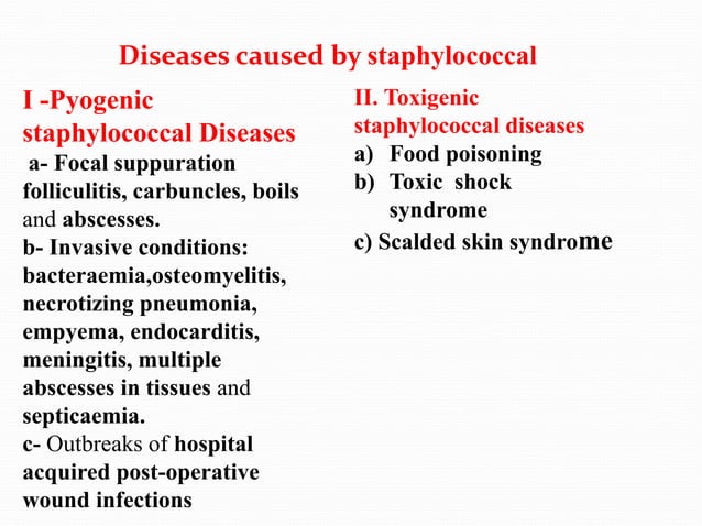 staph.pptx | Infectious Diseases | Diseases and Conditions