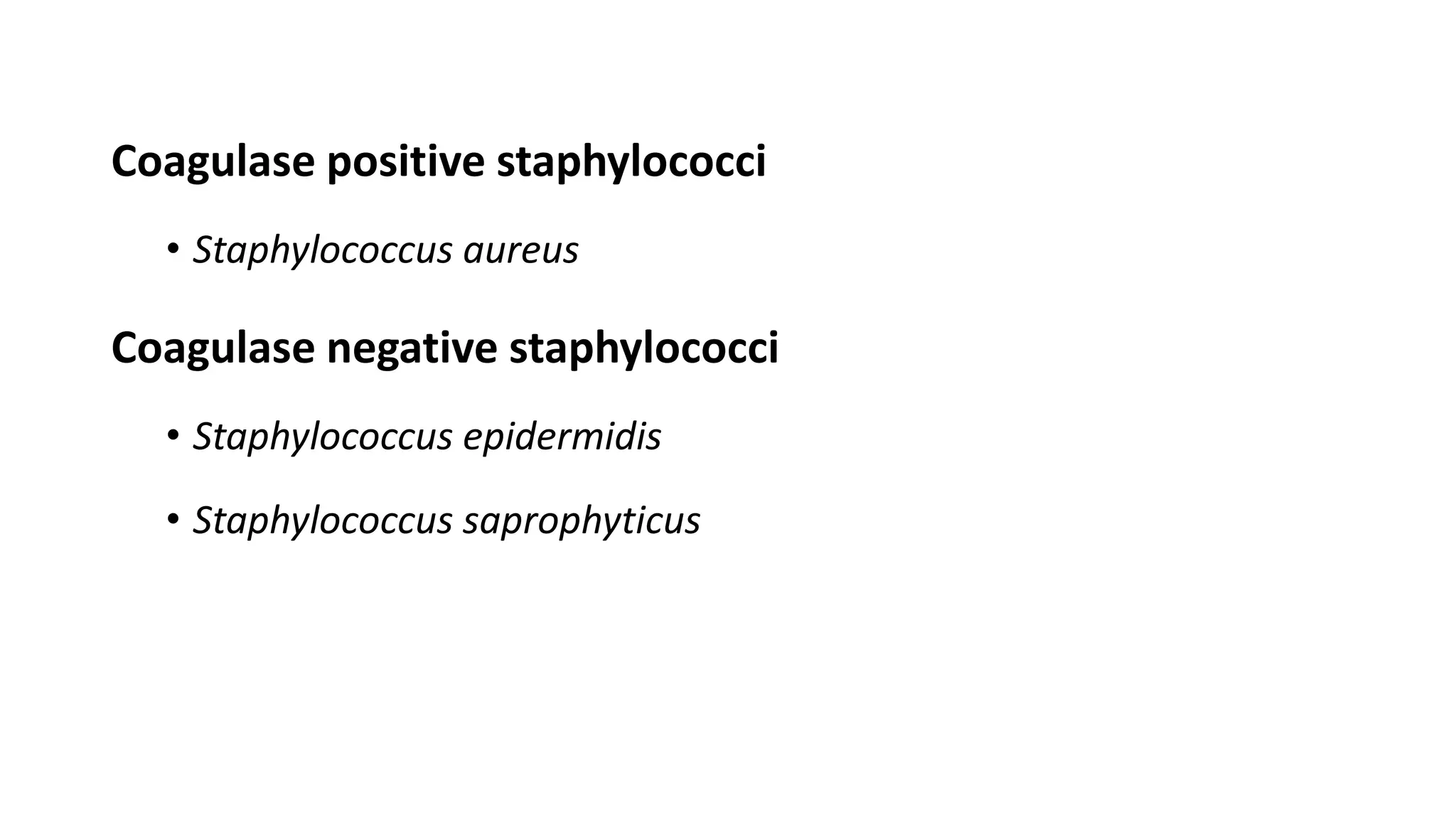 Staph epidermidis and saprophyticus | PPT | Free Download