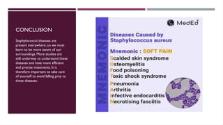 A presentation on STAPHYLOCOCCAL DISEASES.pptx | Infectious Diseases ...