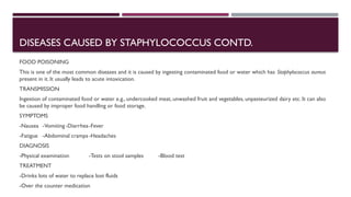 A presentation on STAPHYLOCOCCAL DISEASES.pptx | Infectious Diseases ...