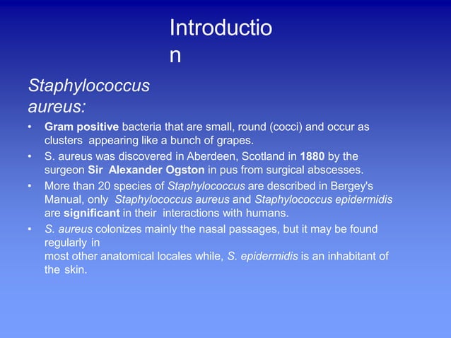 Staphylococcal skin infections by dr, Hari dagal | PPT