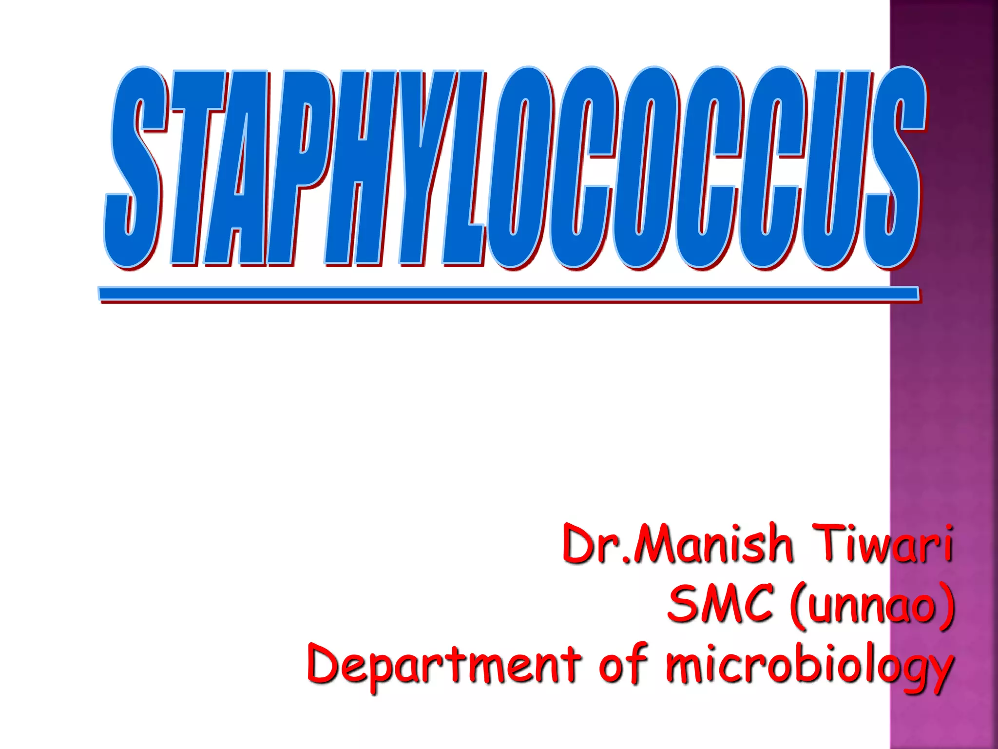 Staphylococcus | PPT