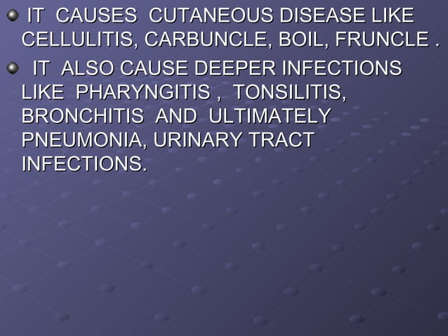 Staphylococcus aureus | PPT | Chemistry | Science