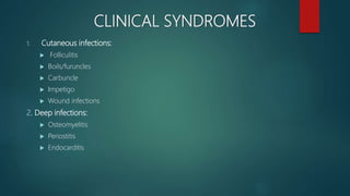 Staphylococcus aureus | PPTX | Skin and Dermatology | Diseases and ...