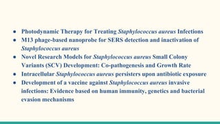 Staphylococcus aureus vanshika_varshney | PPTX