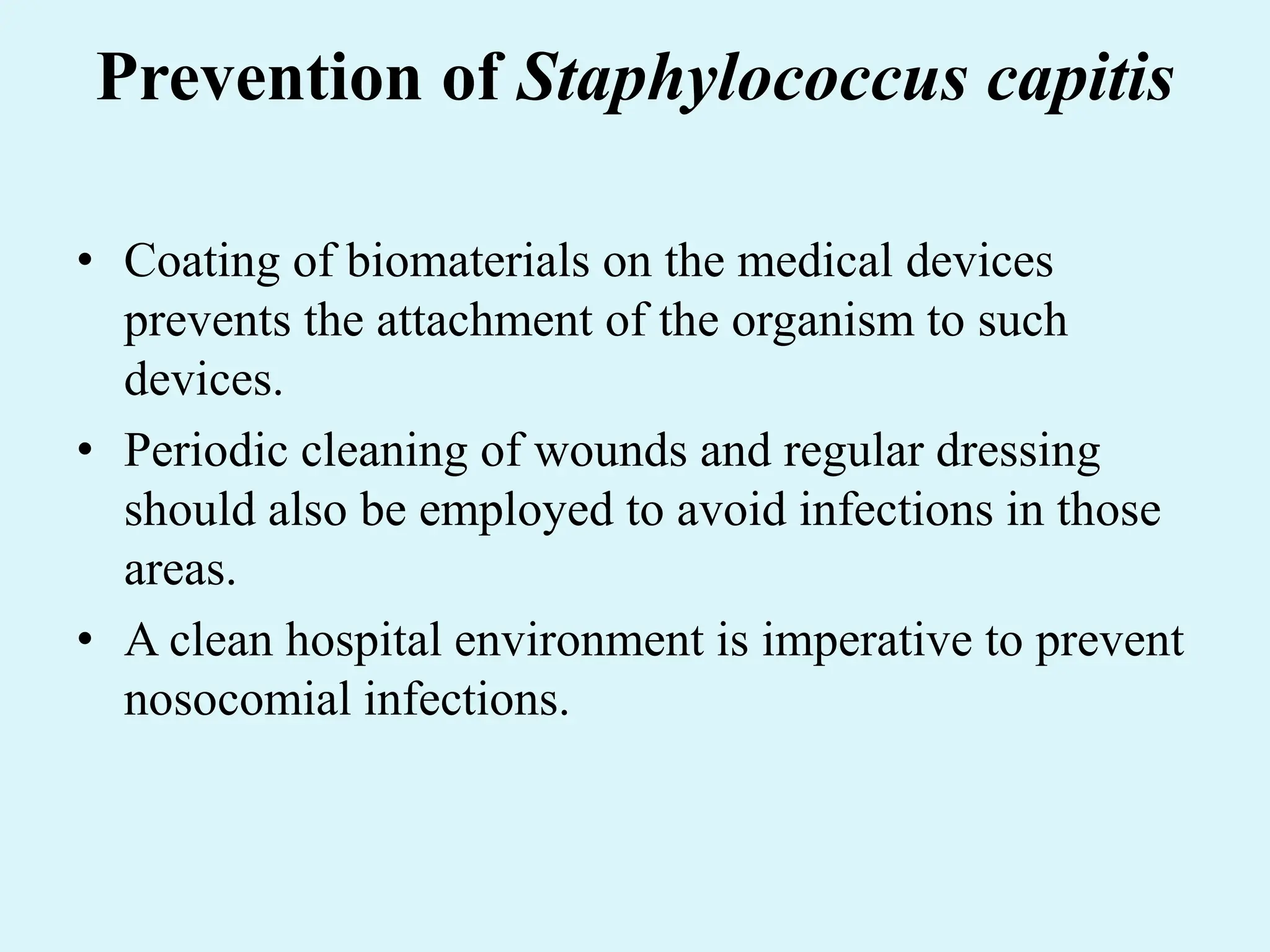 Staphylococcus Capitis Bacteria 1 Pptx