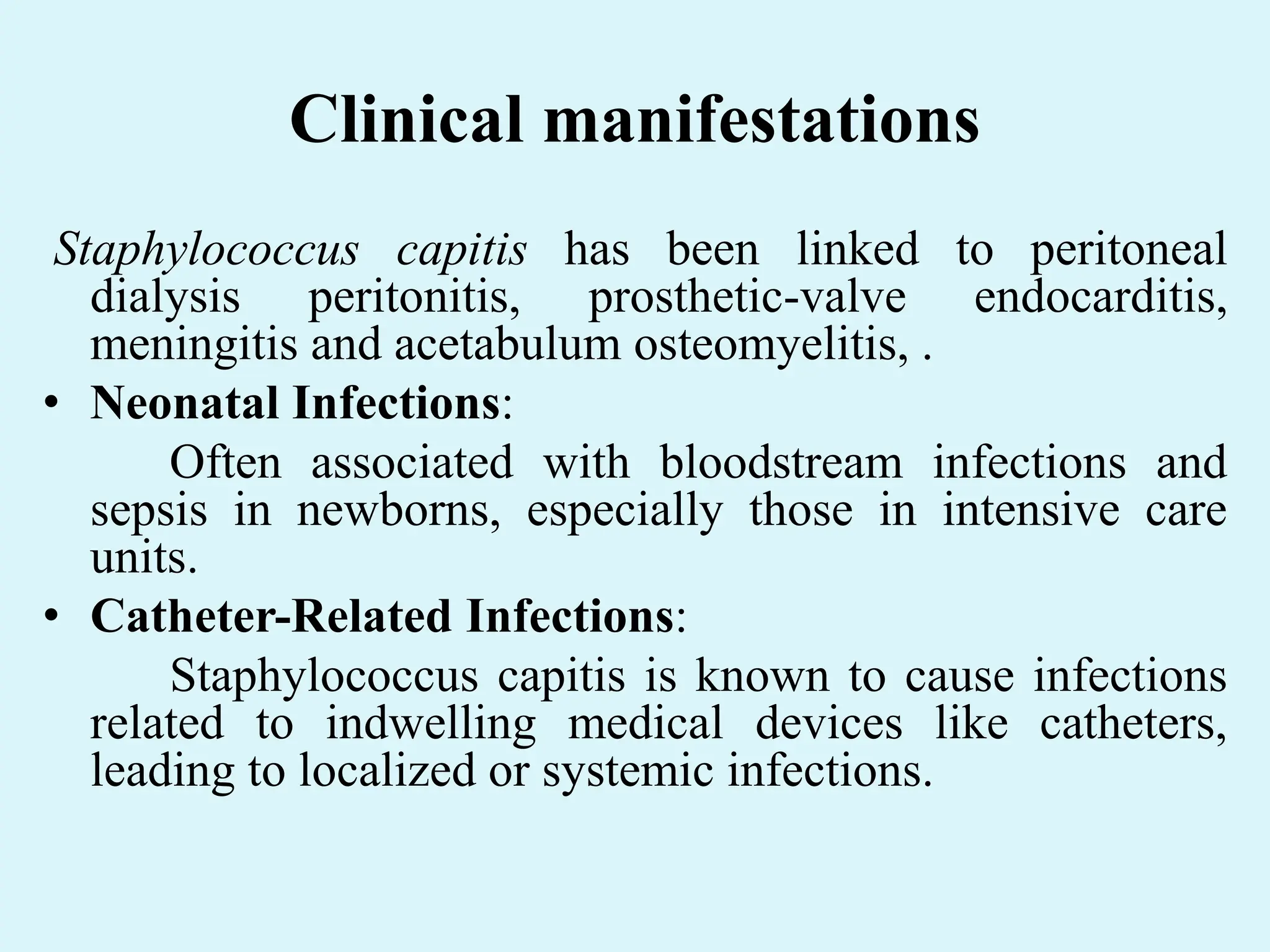 Staphylococcus Capitis Bacteria 1 Pptx