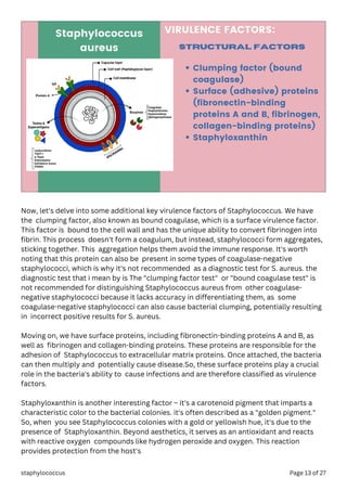 staphylococcus full notes (microbiology) | PDF