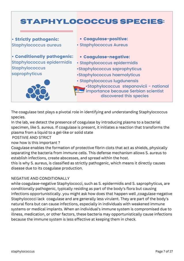 staphylococcus full notes (microbiology) | PDF