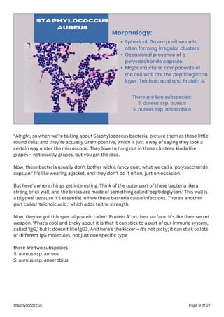 staphylococcus full notes (microbiology) | PDF