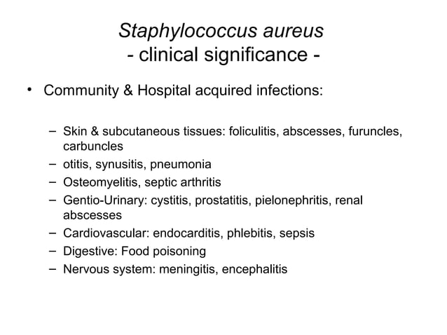 Staphylococcus streptococcus bacteriological diagnosis_i | PPT | Infectious Diseases | Diseases ...