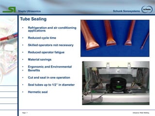 Stapla tube sealer presentation | PPTX