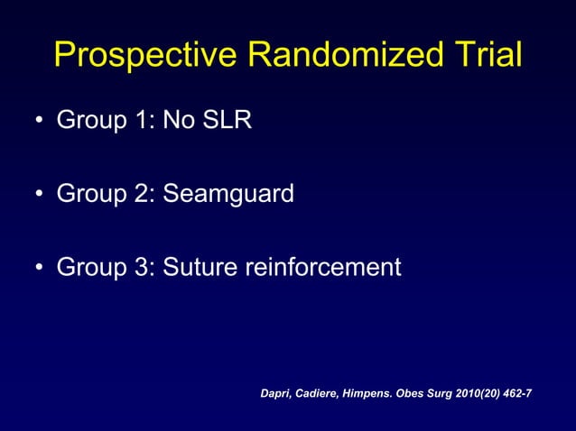 Staple line reinforcement | PPT