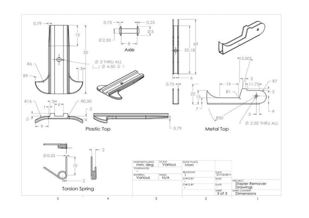 Stapler drawing | PDF