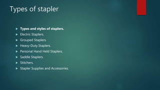 Stapler | PPTX