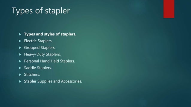 Stapler | PPTX
