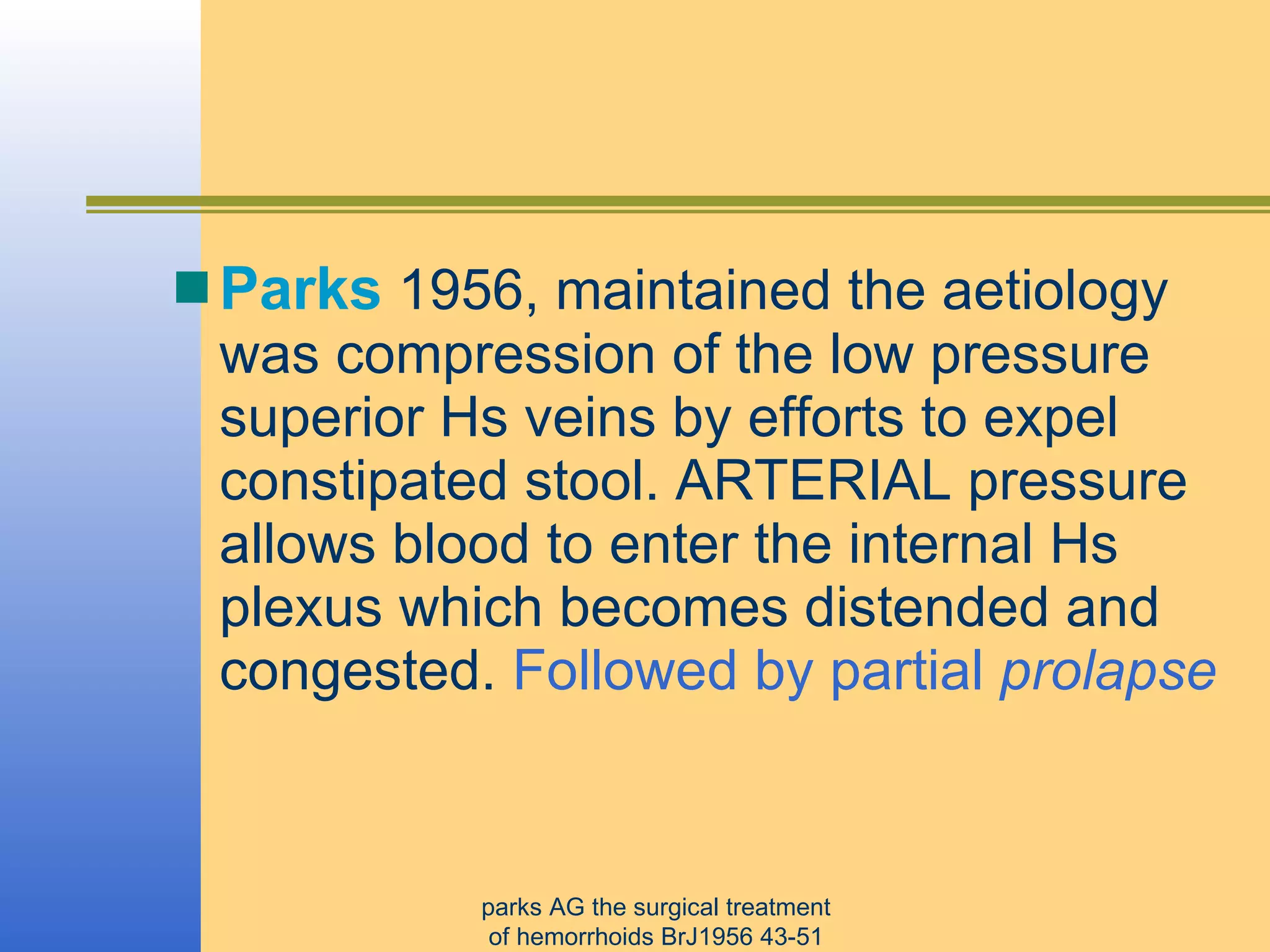Stapler hemorrhoidectomy 3 | PPT
