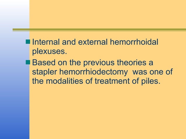 Stapler hemorrhoidectomy 3 | PPT | Digestive Disorders | Diseases and ...