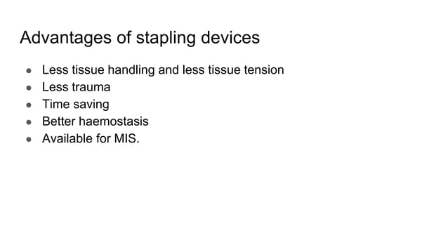 Staplers in Surgery | PPTX