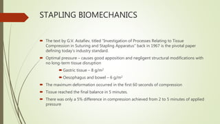 Use of Staplers in surgery | PPTX