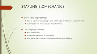 Use of Staplers in surgery | PPTX