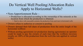 Allocation Wells and What Makes Them Different | PPTX