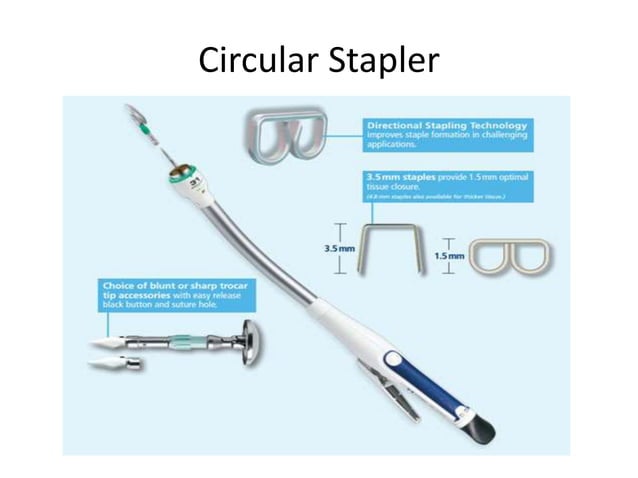 Stapling devices in surgery | PPTX | Surgery | Medical Health
