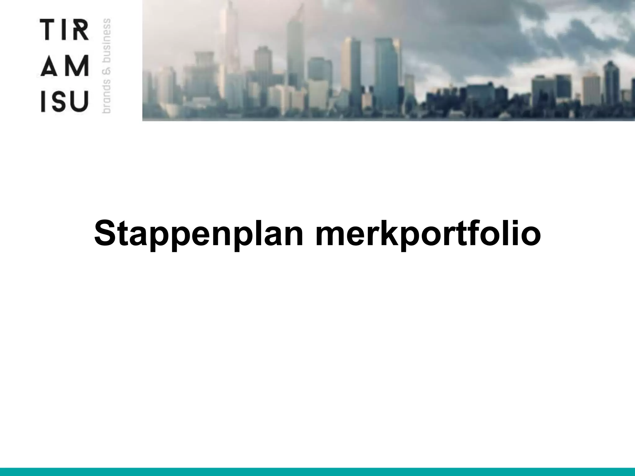 Stappenplan merkportfolio | PPTX