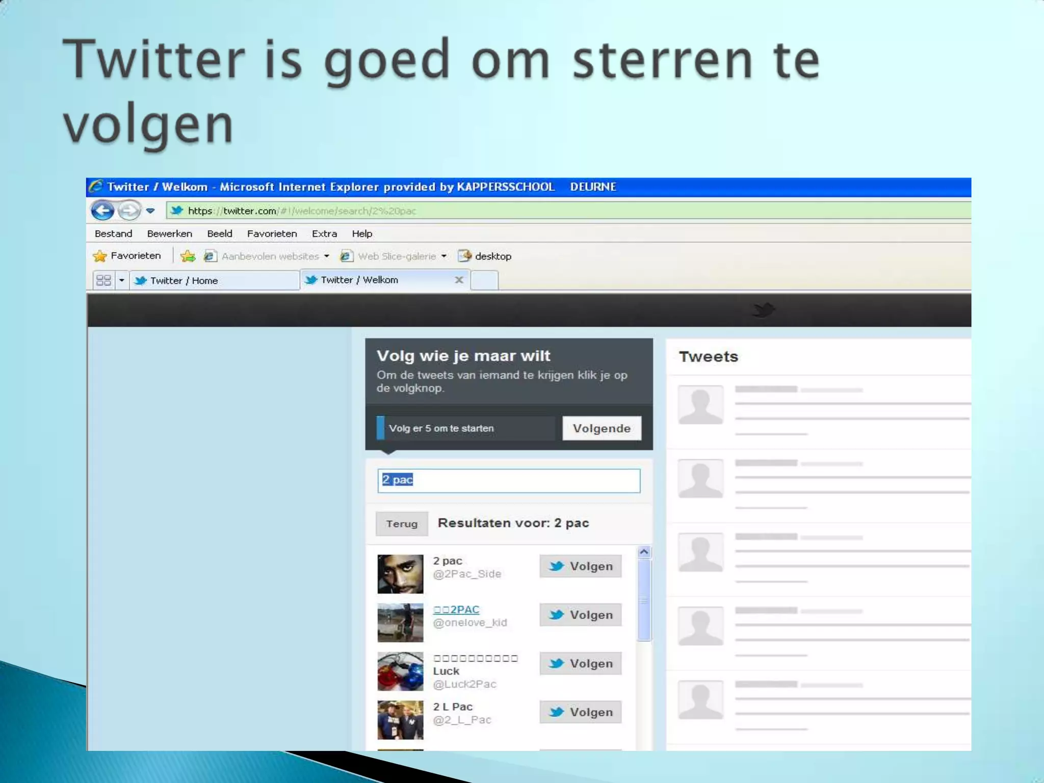 Stappenplan twitter | PPTX