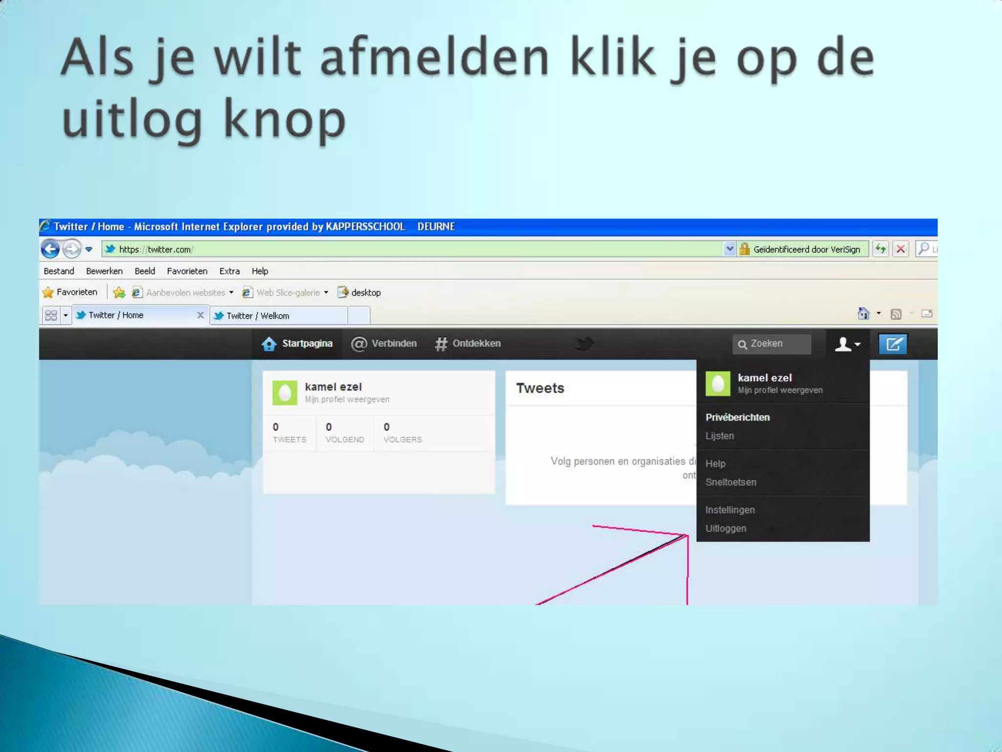 Stappenplan twitter | PPTX