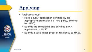 STAP presentation to TCDD policy comm 8-18 | PPT