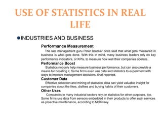 Statistic in Daily Life | PPTX