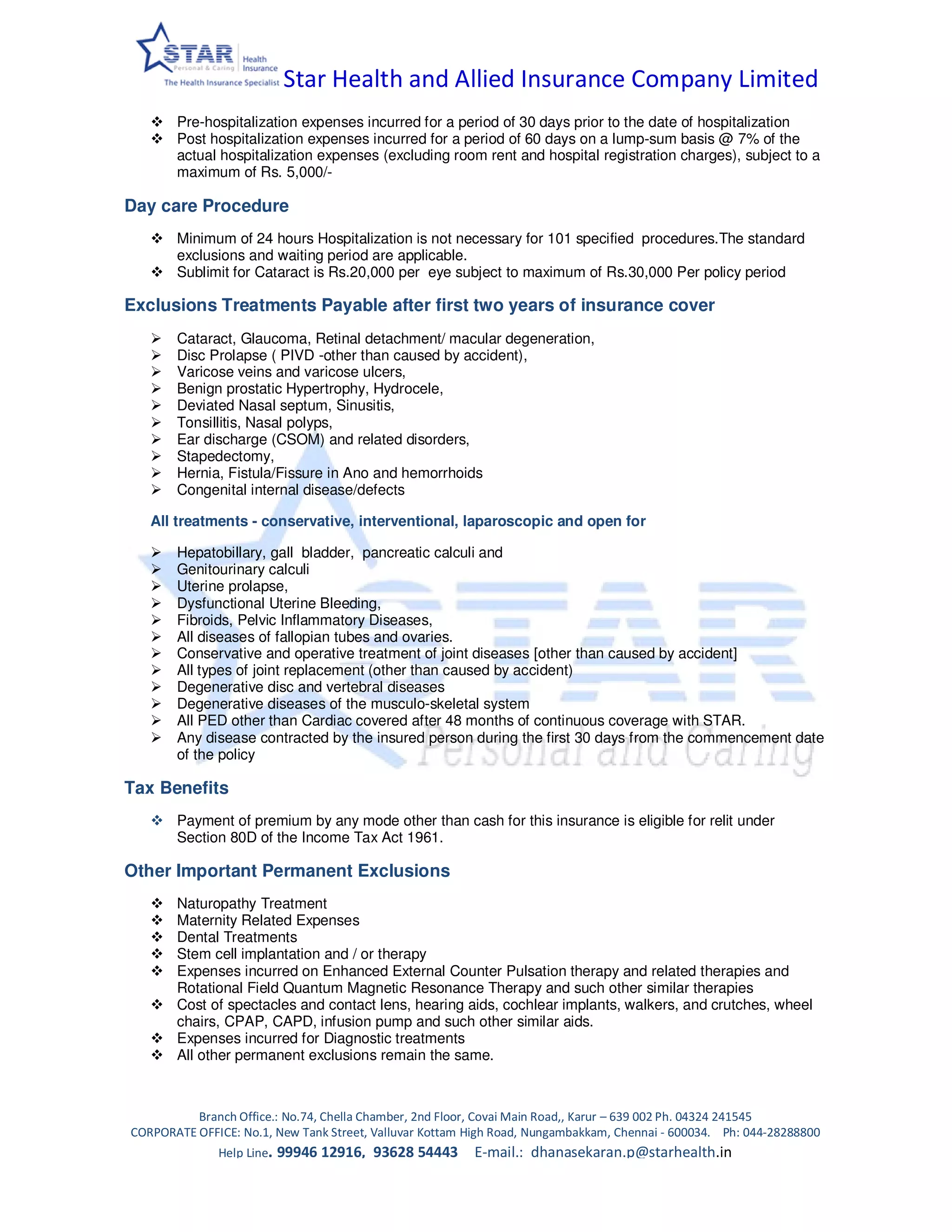 Star cardiac care health insurance | PDF