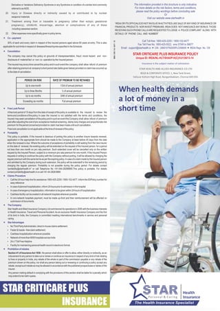 Star criticare-plus-brochure | PDF | Health Insurance | Insurance