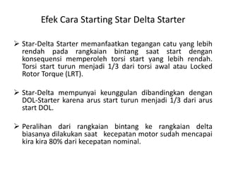 Star delta starter | PPTX
