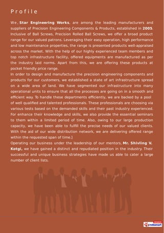 Star engineering-works | PDF