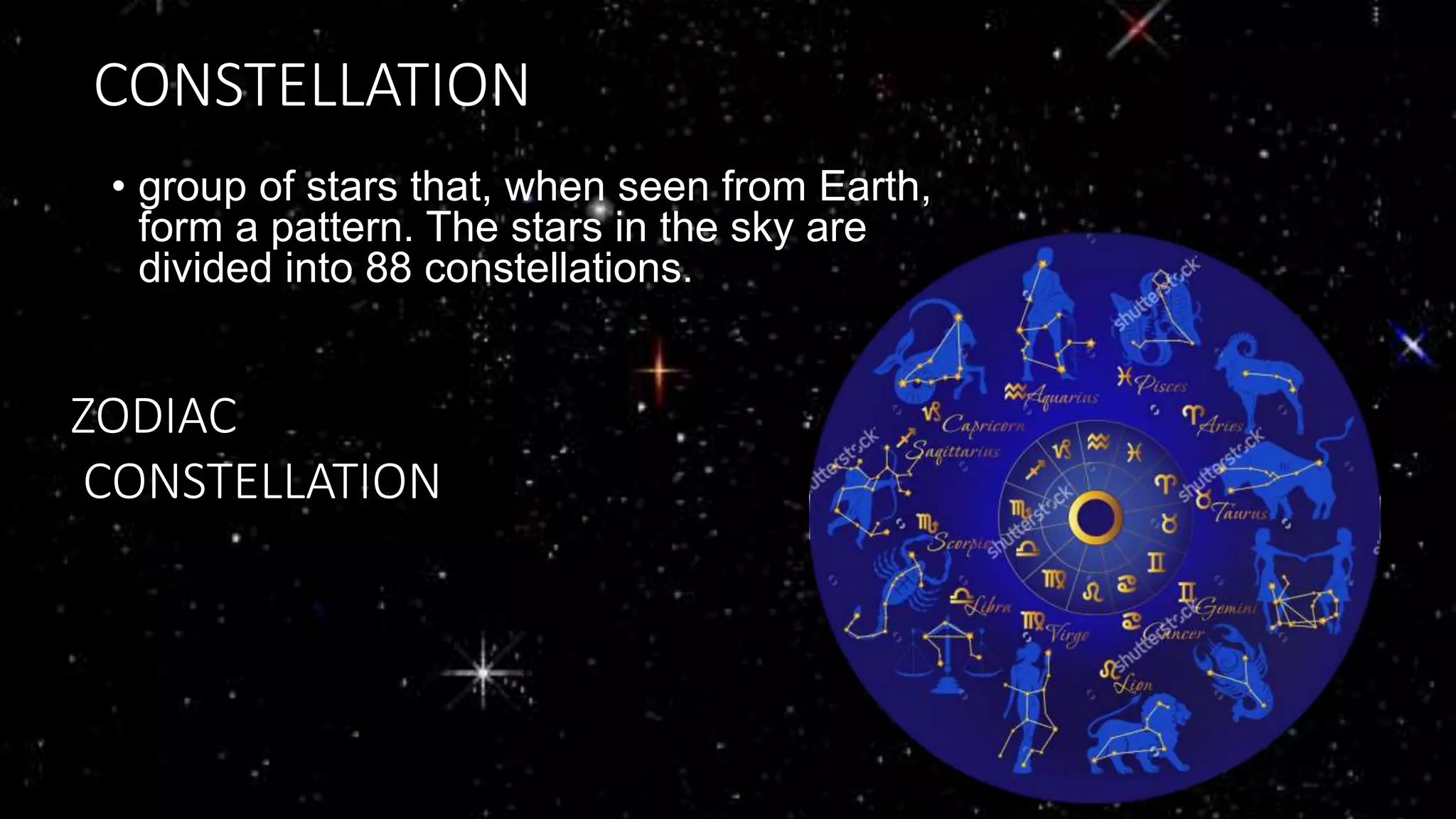 Stars and Constellations | PPTX
