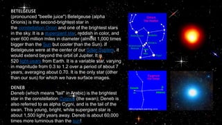 Stars and Constellations | PPTX