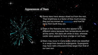 Stars and Constellations | PPTX