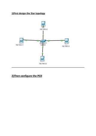 Star topology(h.m merajul hasan) | PDF
