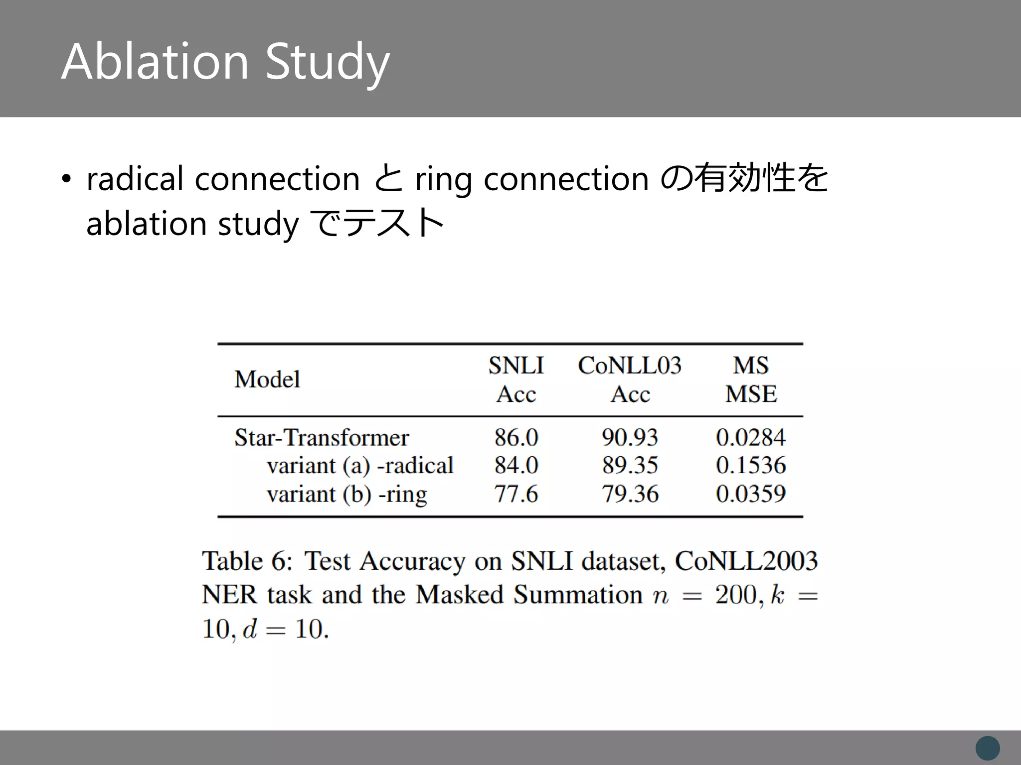 論文紹介 Star-Transformer (NAACL 2019) | PPT