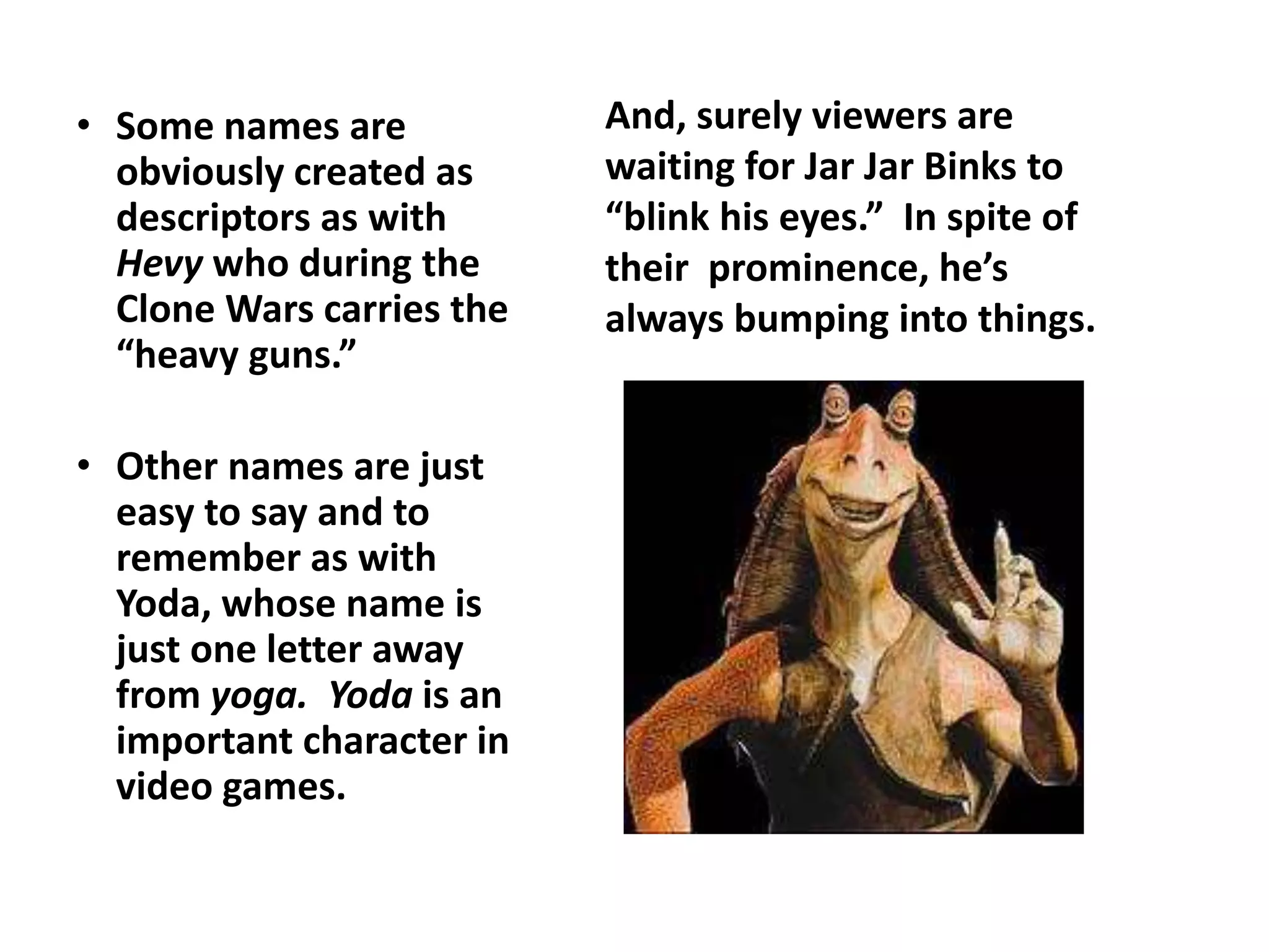 Star Wars as Comedy of Humours | PPTX