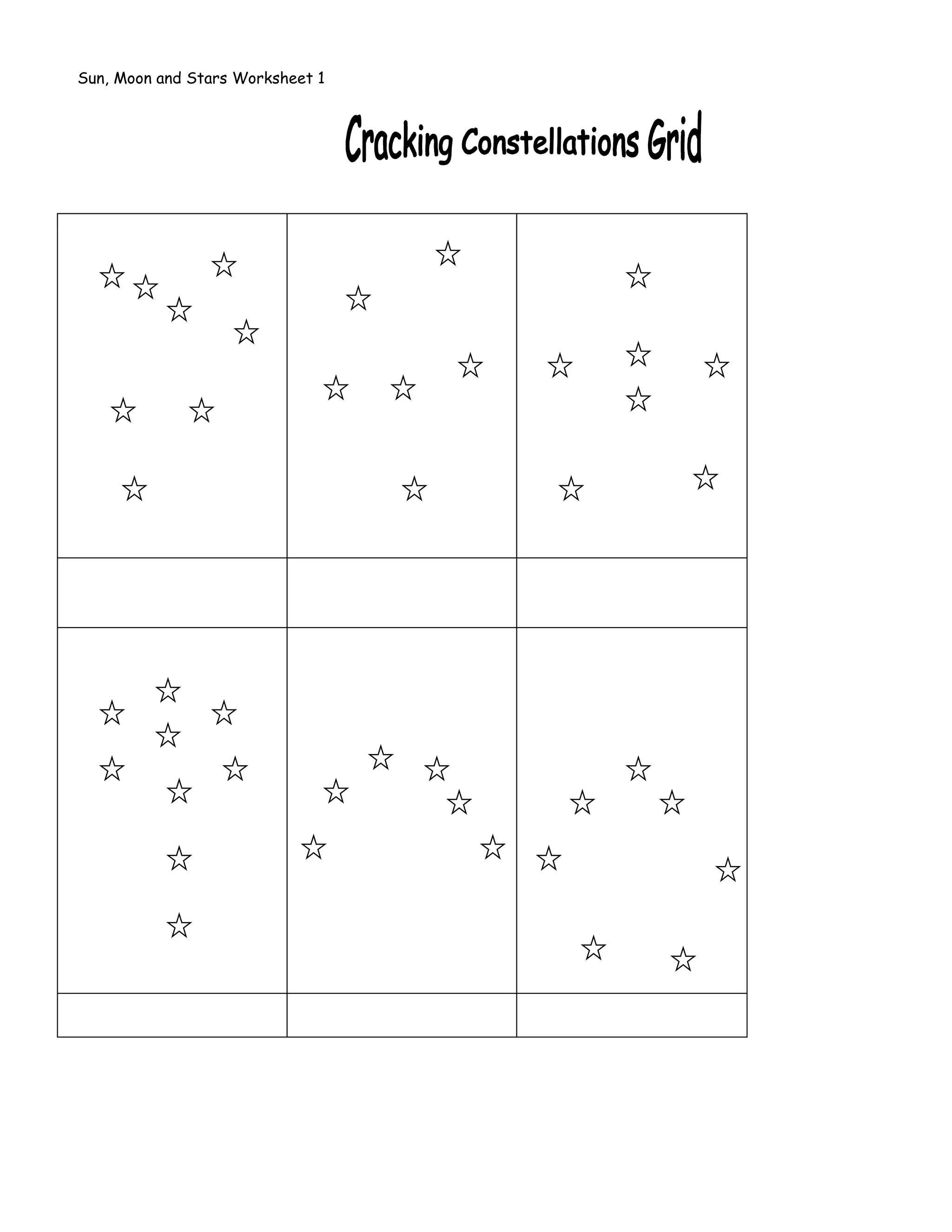 Star Work sheet | DOC